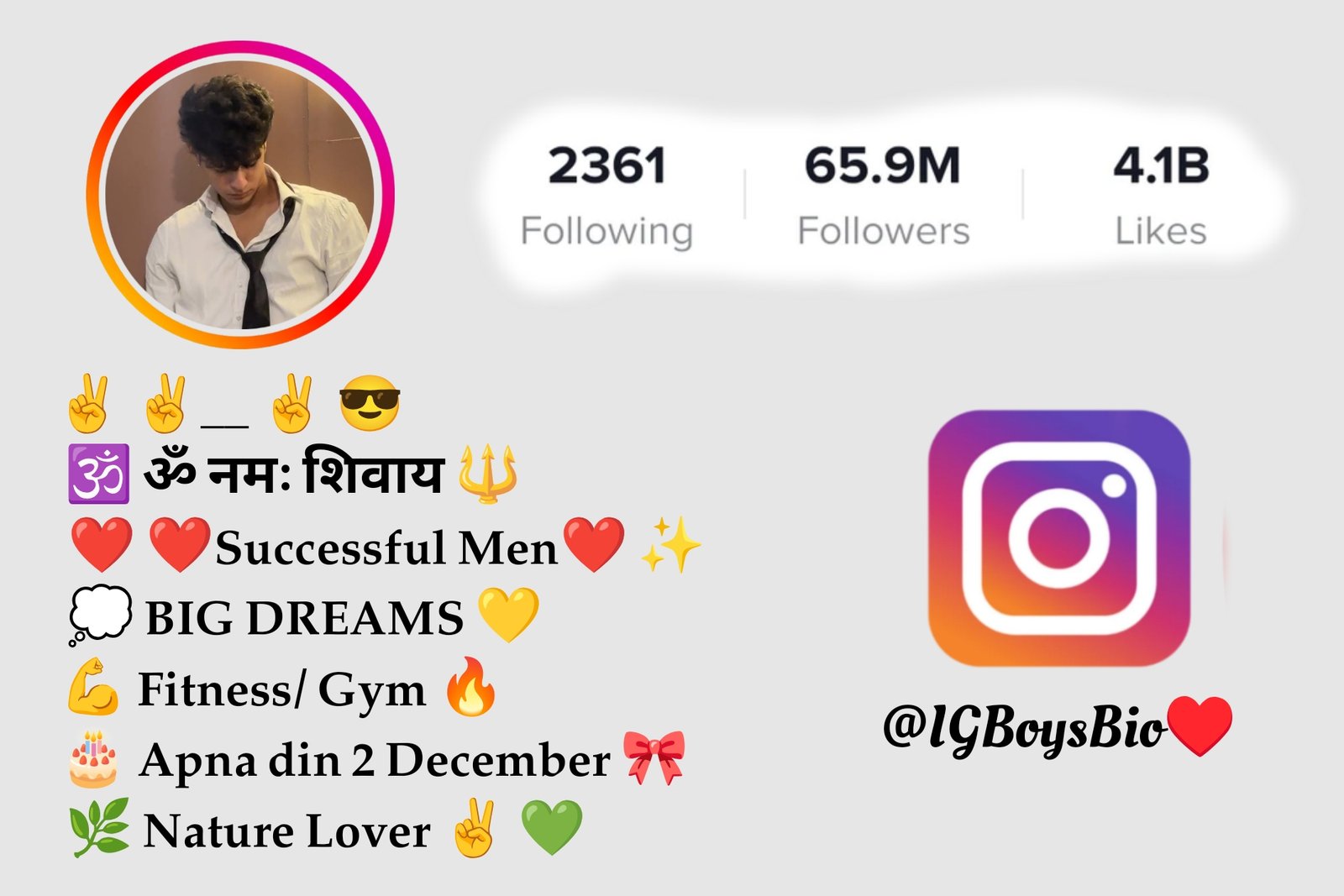 99+ Instagram Bio in Hindi Attitude & Love (2026) - IGBoysBio.com